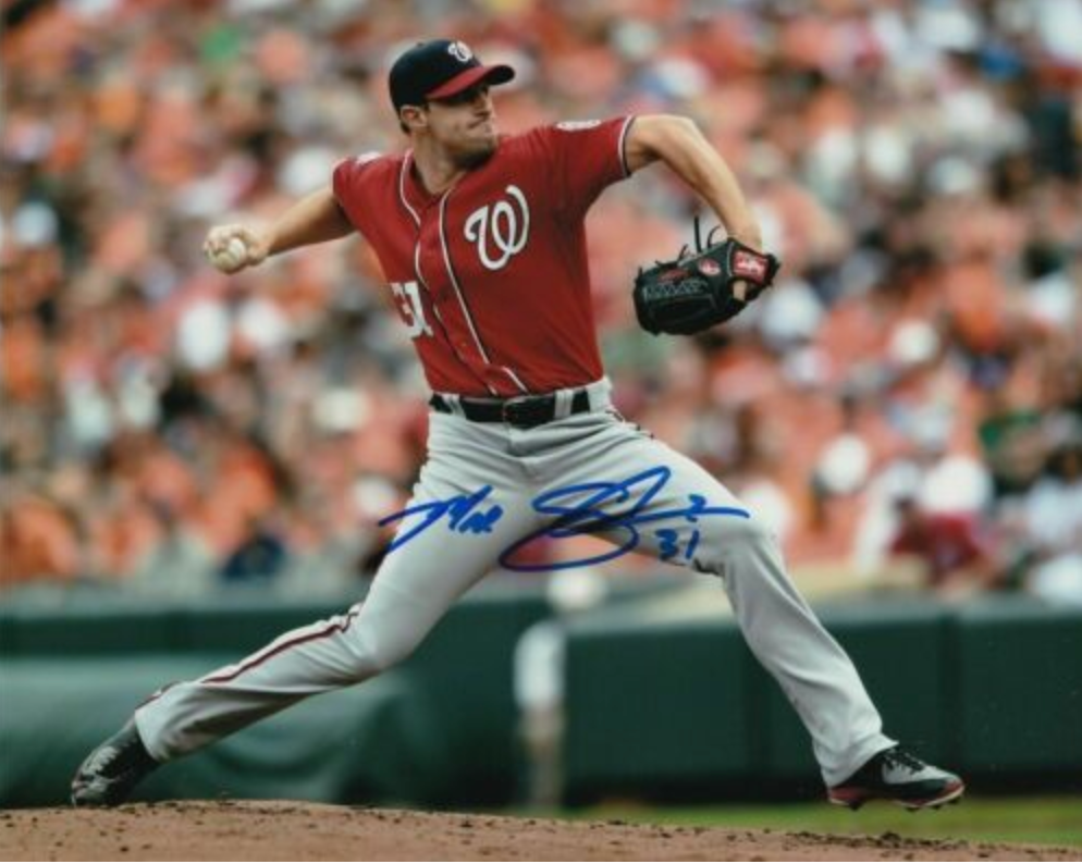 Max Scherzer Autograph Photo – Jack's Authentics